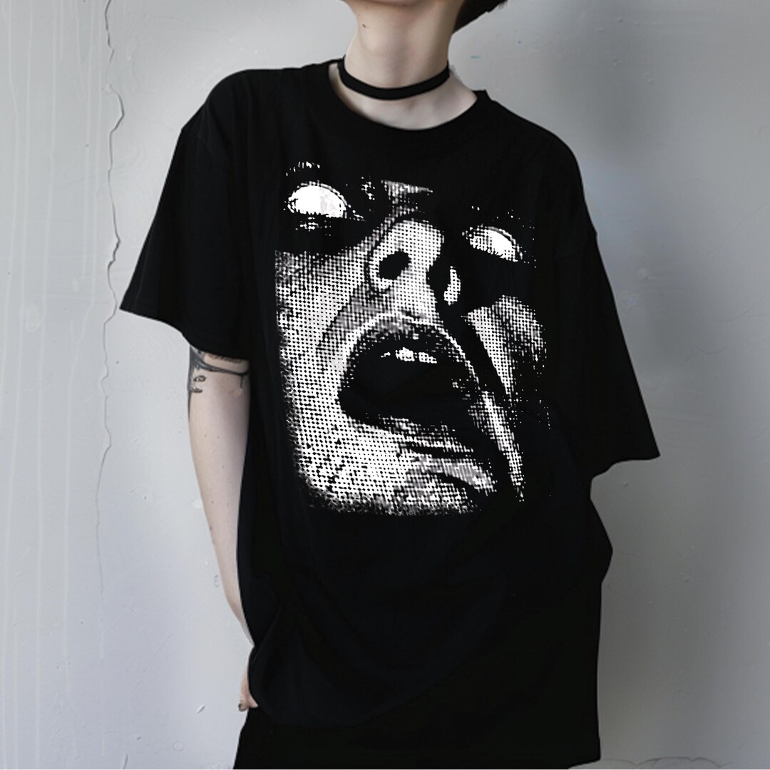 Dot Art Gothic Tshirt, Weird Oddities Alternative Clothing Freaky Shirt ...