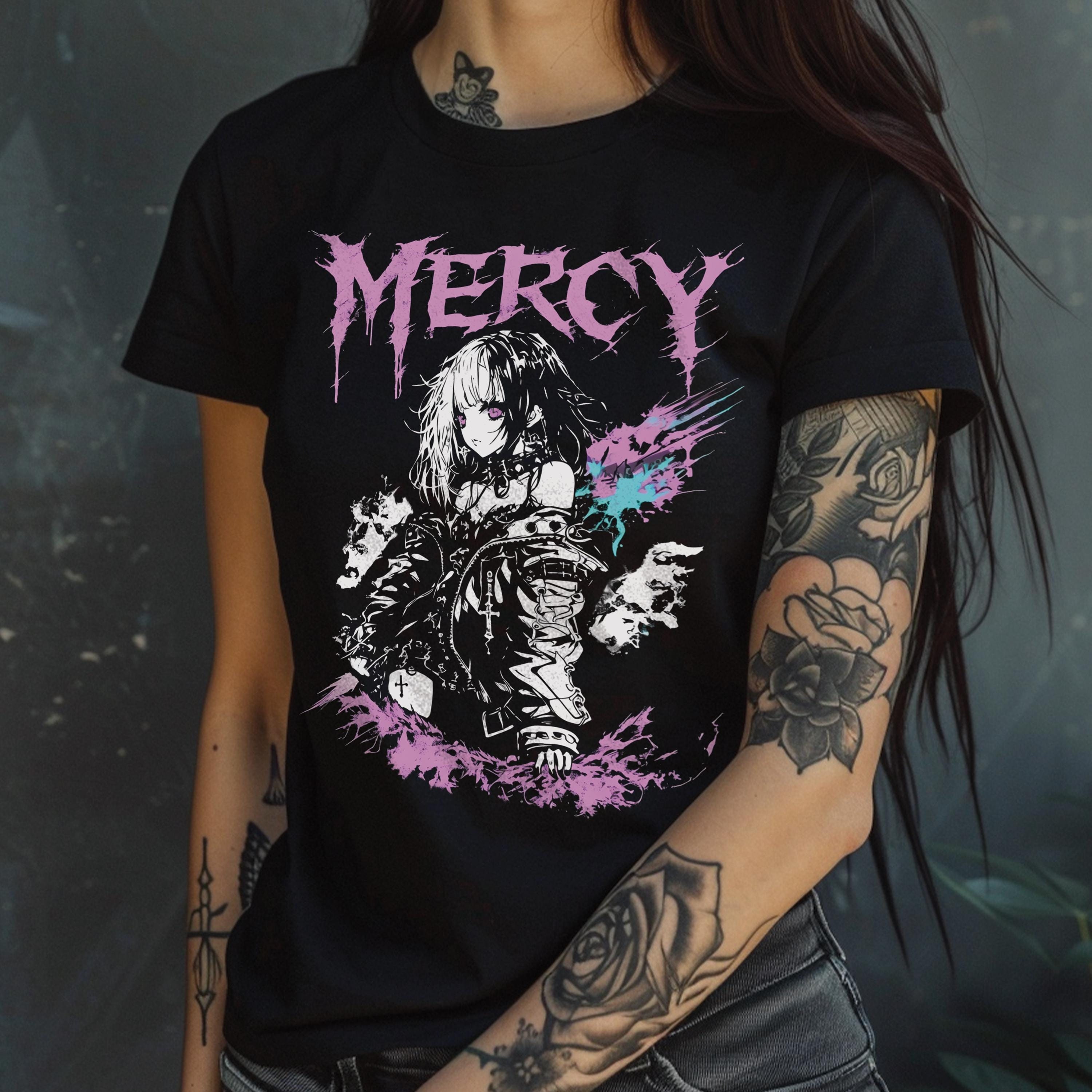 Alternative Angel Scenecore Shirt, Dark Anime Gothic Grunge Clothes ...