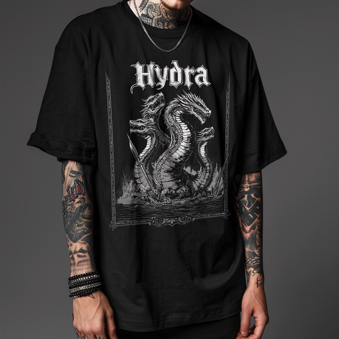 Lernaean Hydra Hades Shirt, Underworld Creature Alternative Clothing ...