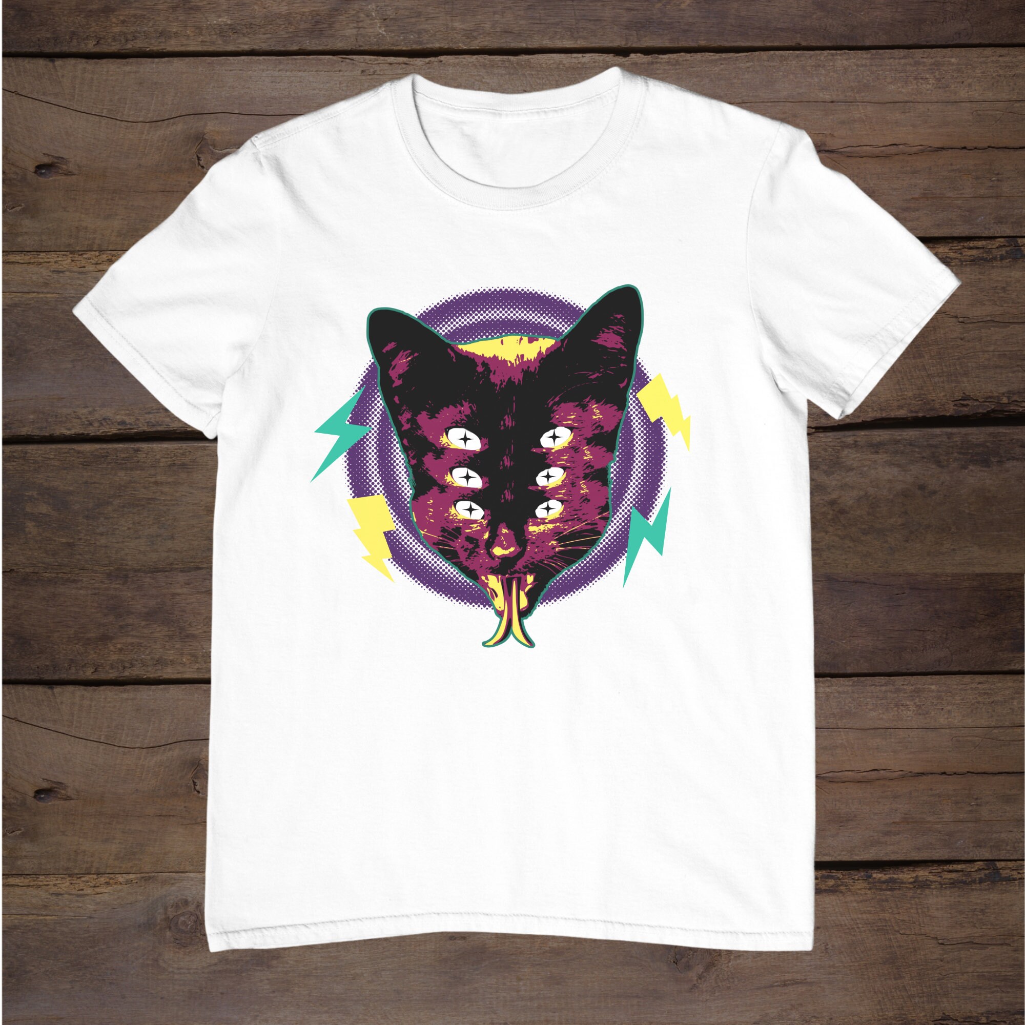 Vapourwave Cat Weirdcore Tshirt, Alternative Clothing Dreamcore Shirt ...