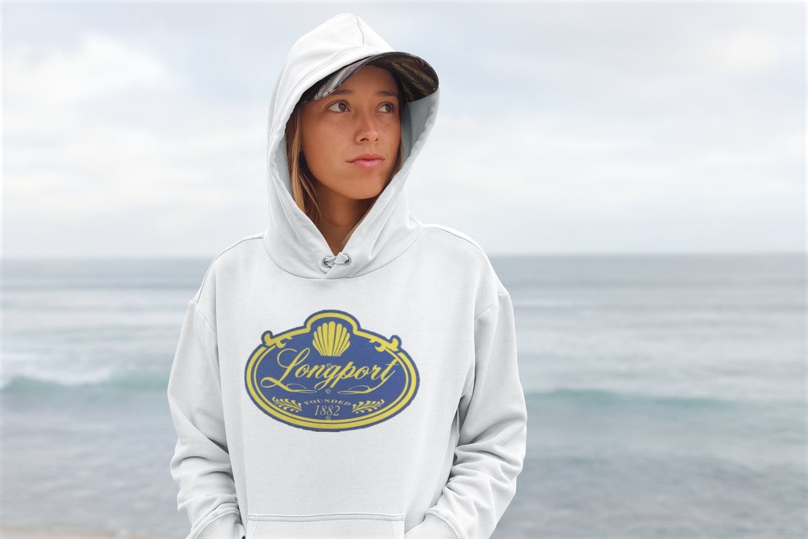 Longport NJ Hoodie, Smiley Water Tank Logo - Etsy
