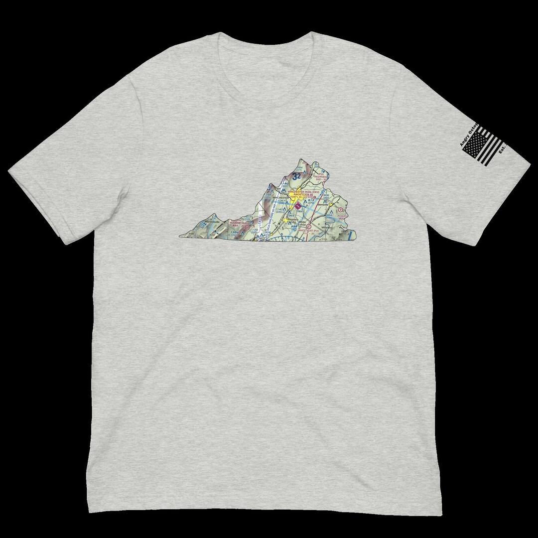Custom VFR Sectional Flying T-shirt - Etsy