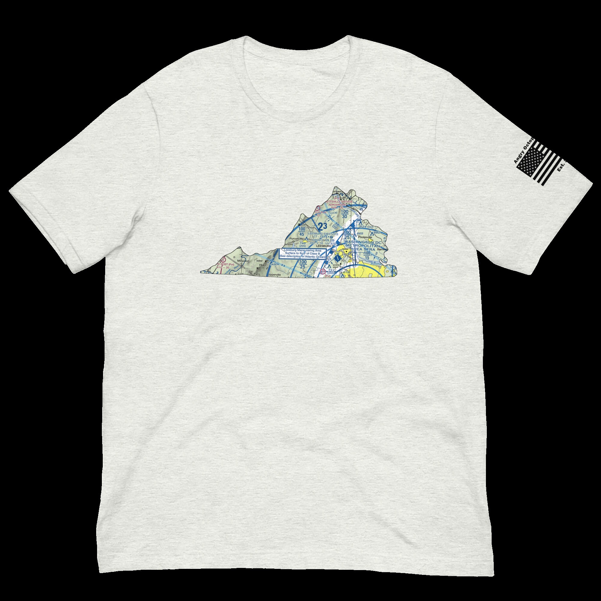 Custom VFR Sectional Flying T-shirt - Etsy