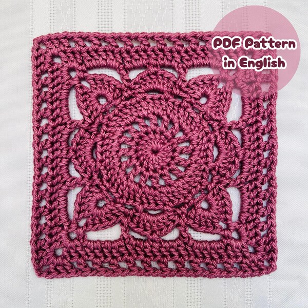 Flower Granny Square - Etsy