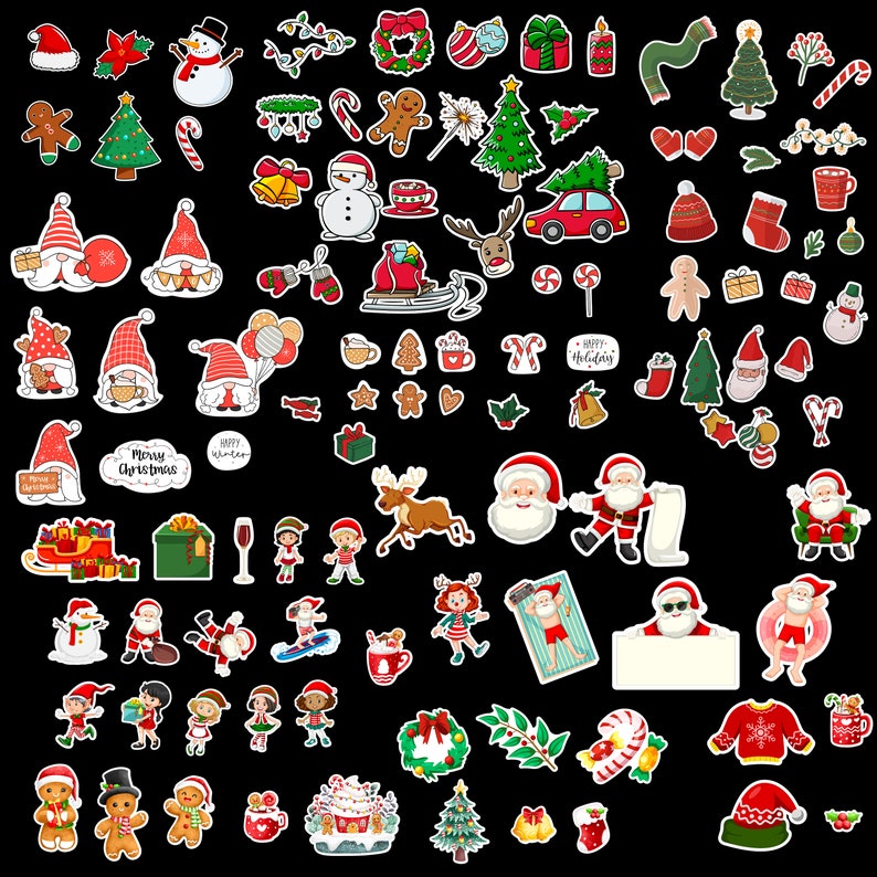 100+ Printable Digital Stickers, 1 PDF and 1 PNG File, Digital Planning ...