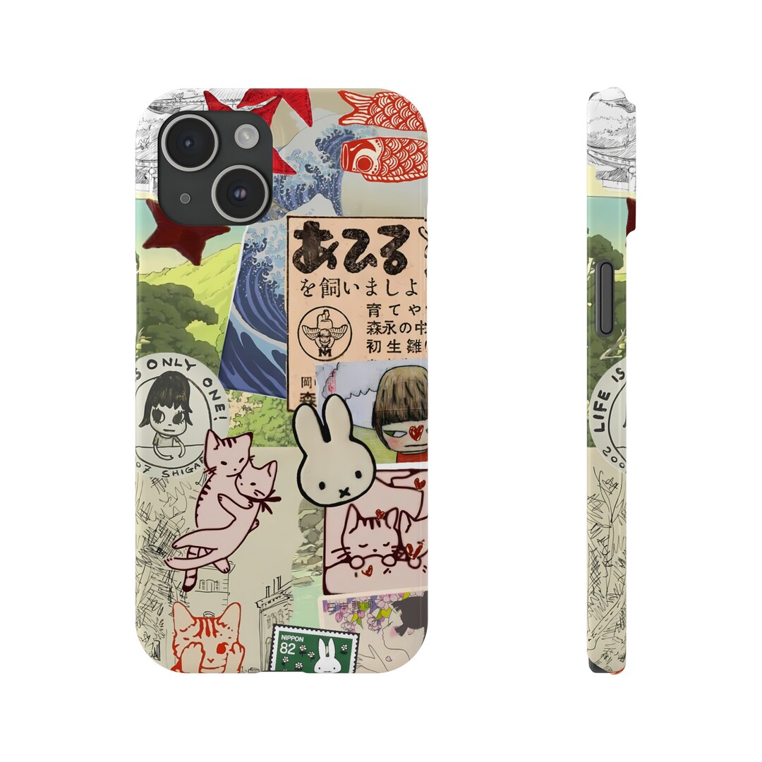 One Piece Japanese Phone Case - Collage Sanrio Phone Case - Cartoon ...