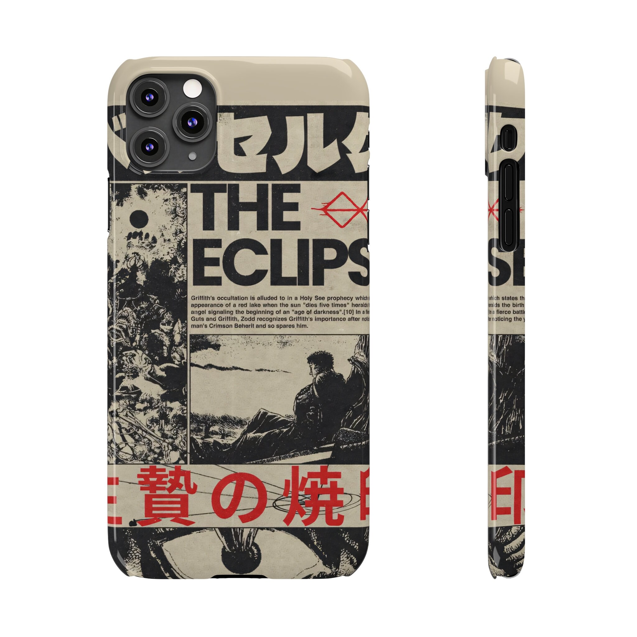 Ultimate Berserk Manga iPhone Case | the Eclipse Japanese Collage ...