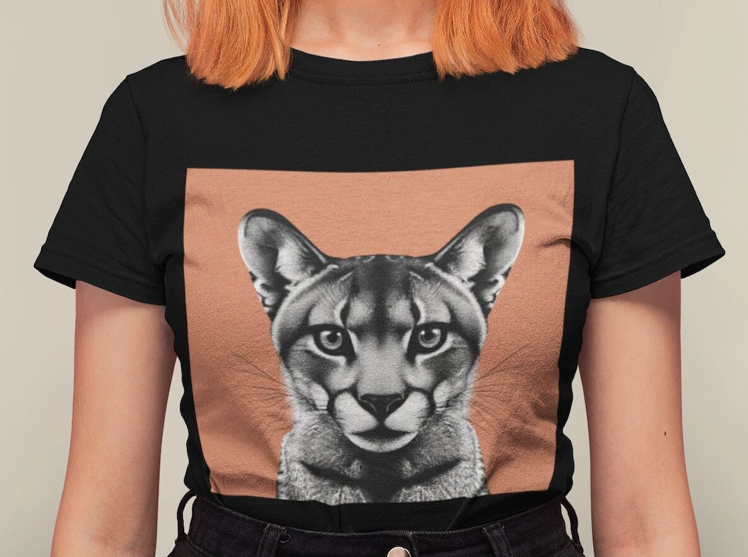 Panthera Power - Roaring Panther Graphic T-shirt, Goofy Outfits, Tongue ...