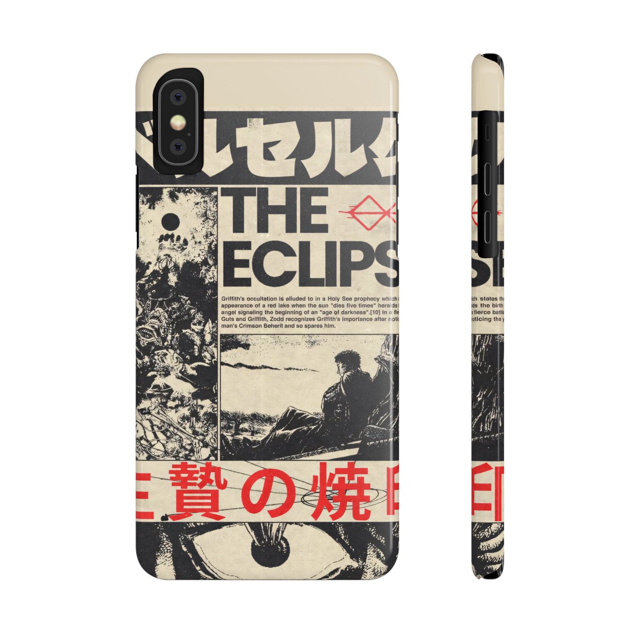 Ultimate Berserk Manga iPhone Case | the Eclipse Japanese Collage ...