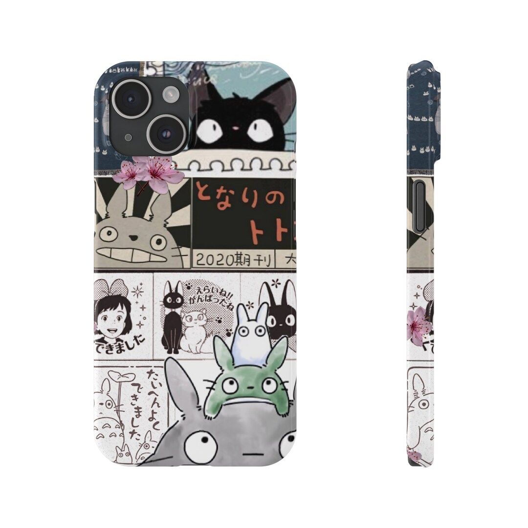 Exclusive Totoro Phone Case: Kawaii Japanese Anime Design iPhone Case ...