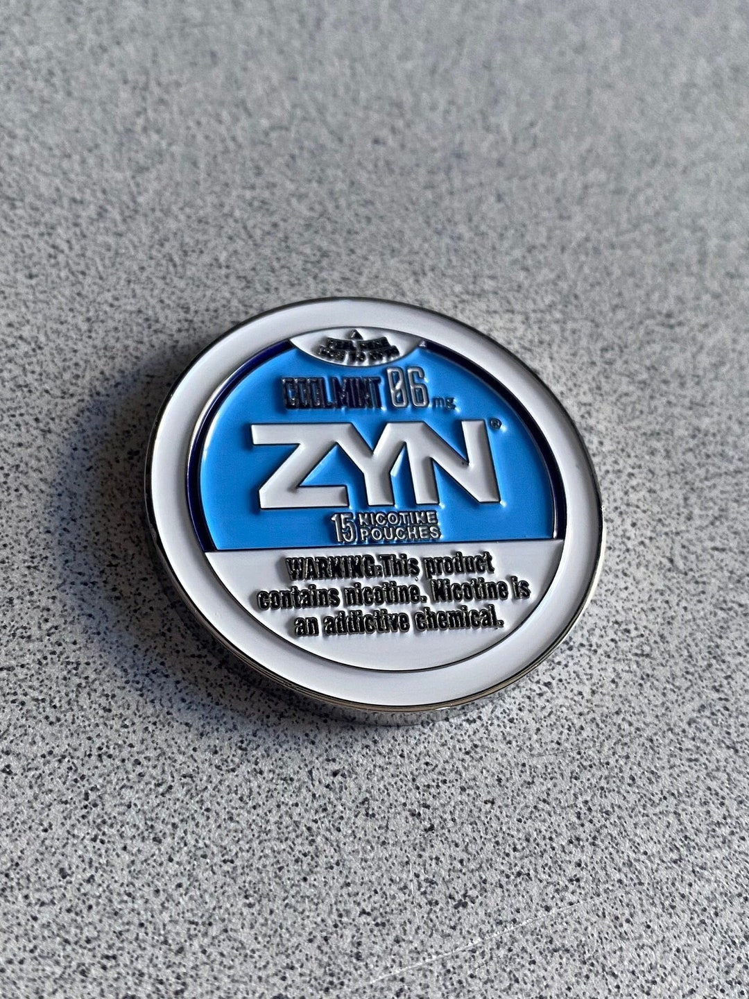 Zyn Challenge Coin NOT NICOTINE PRODUCT - Etsy