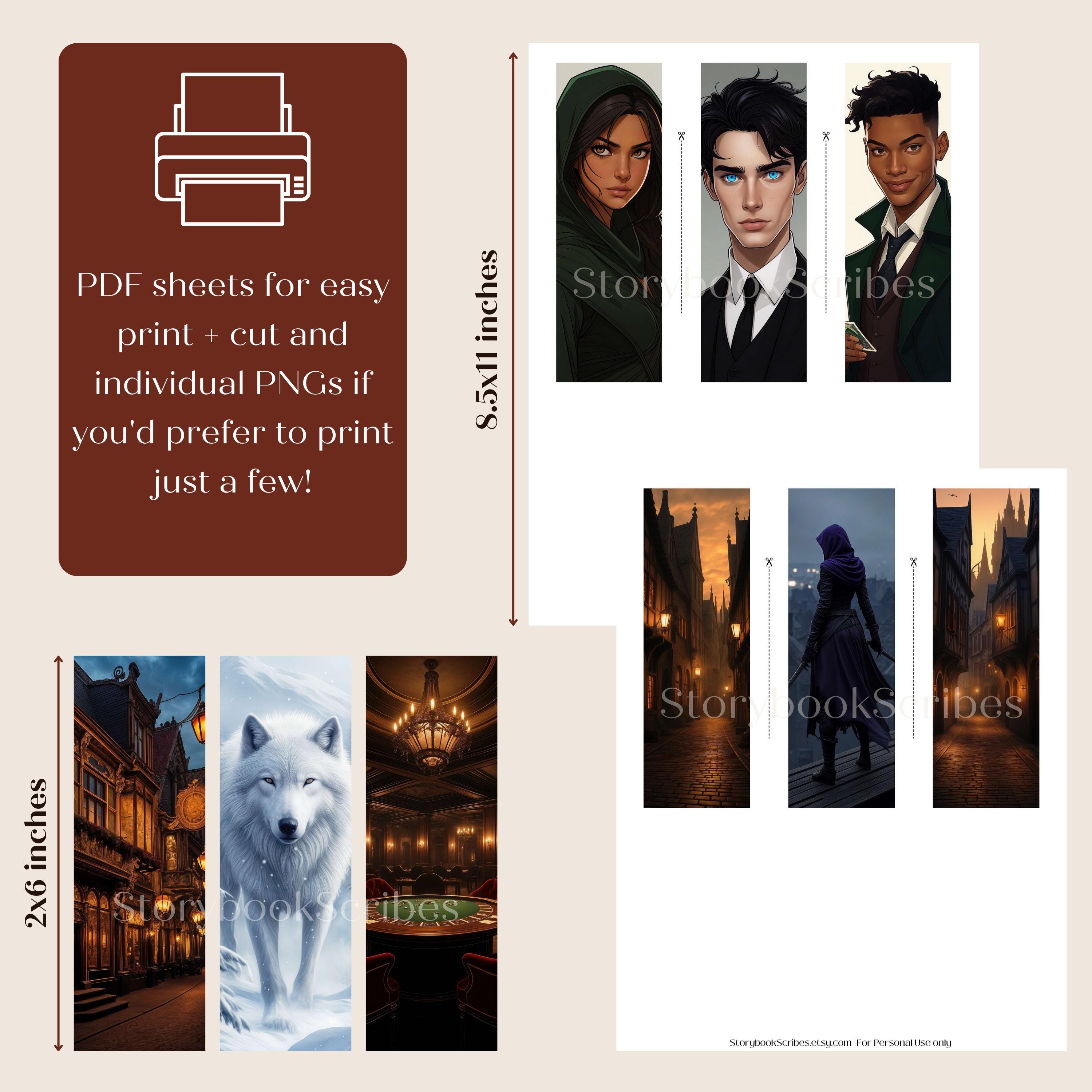 18 Crow Club Inspired Printable Bookmarks | Instant Download PNG PDF ...