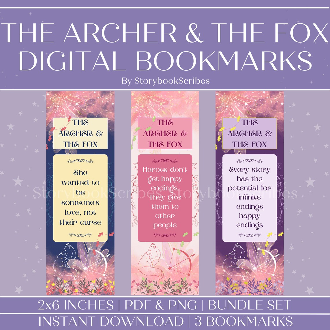 Once Upon a Broken Heart & Caraval Inspired Printable Bookmarks ...