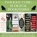 18 Twilight Core Printable Bookmarks | Instant Download PNG PDF ...
