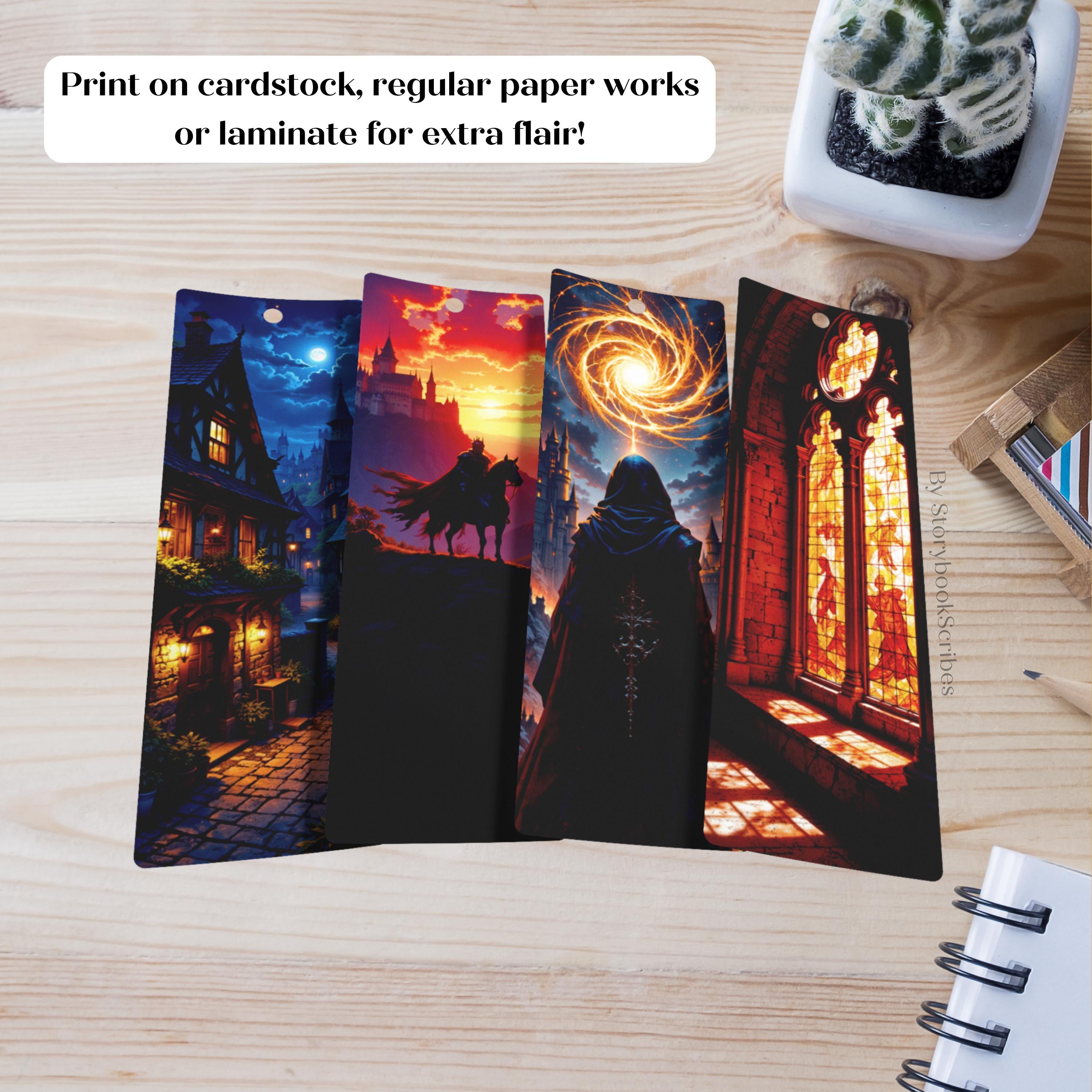 25 Medieval Fantasy Printable Bookmarks | Instant Download PNG PDF ...