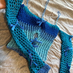 The Mermaid Crochet Top - Etsy