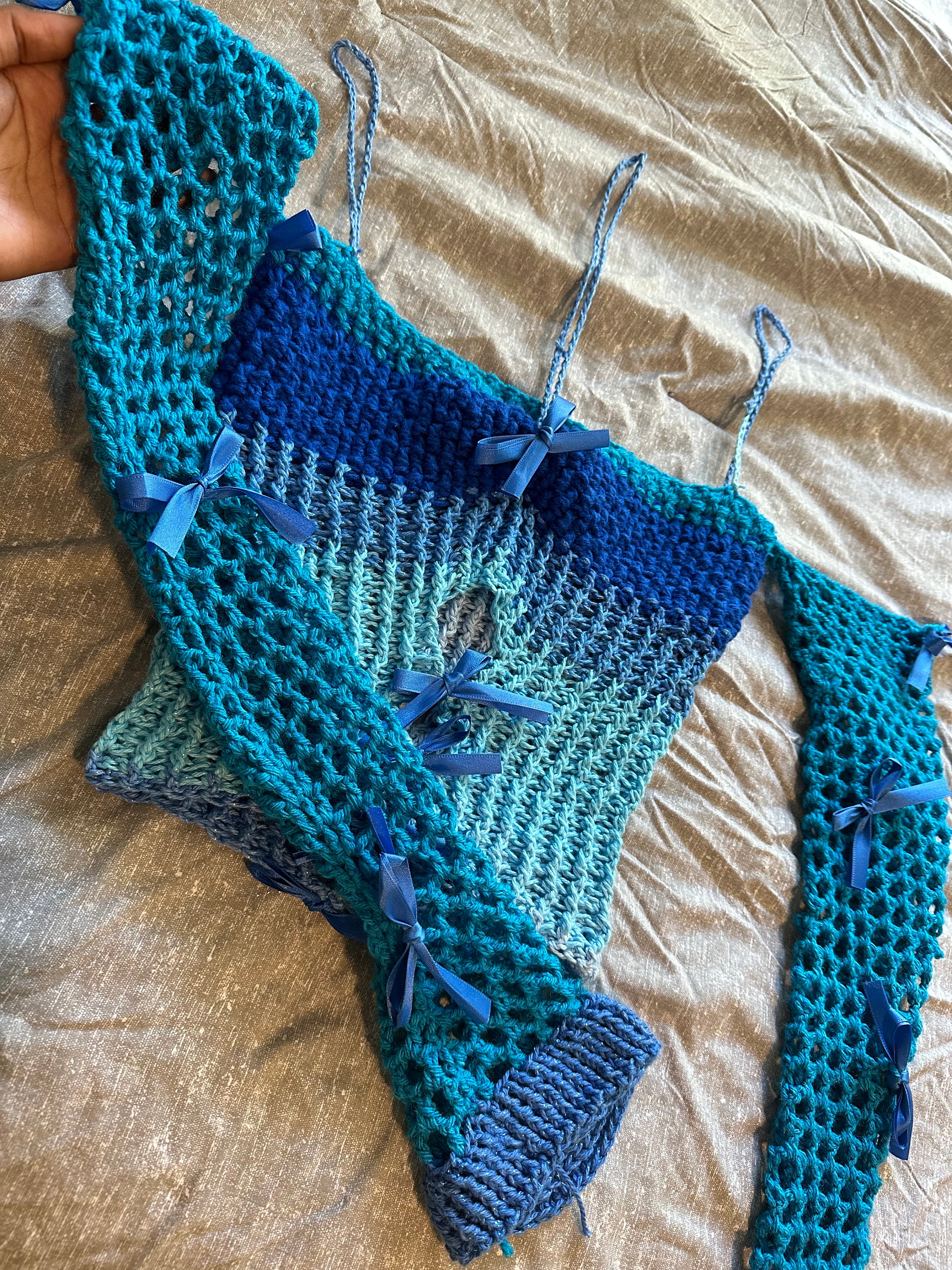 The Mermaid Crochet Top - Etsy
