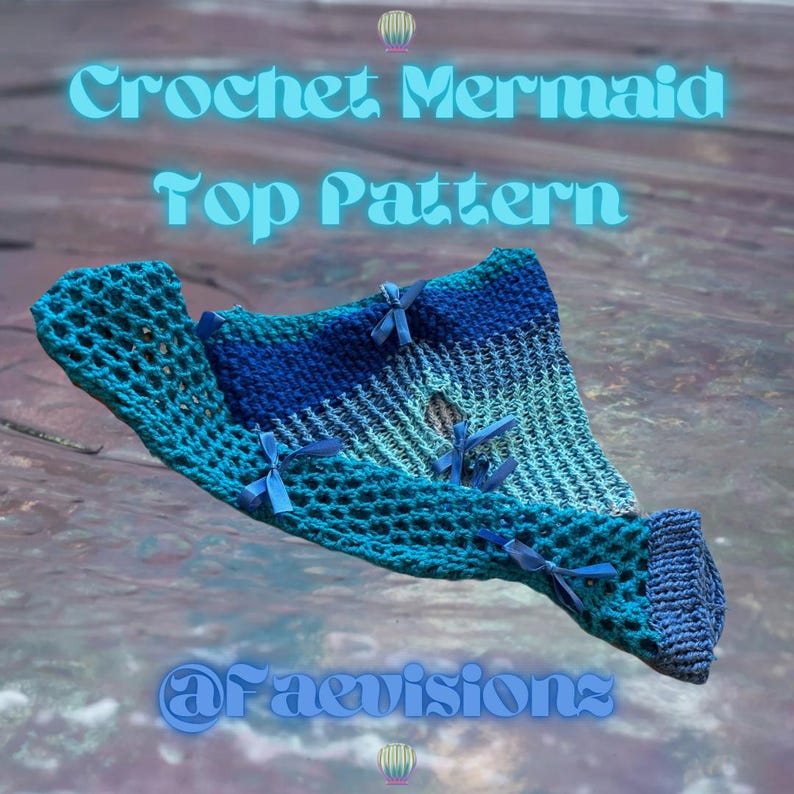 Crochet Mermaid Top Pattern - Etsy