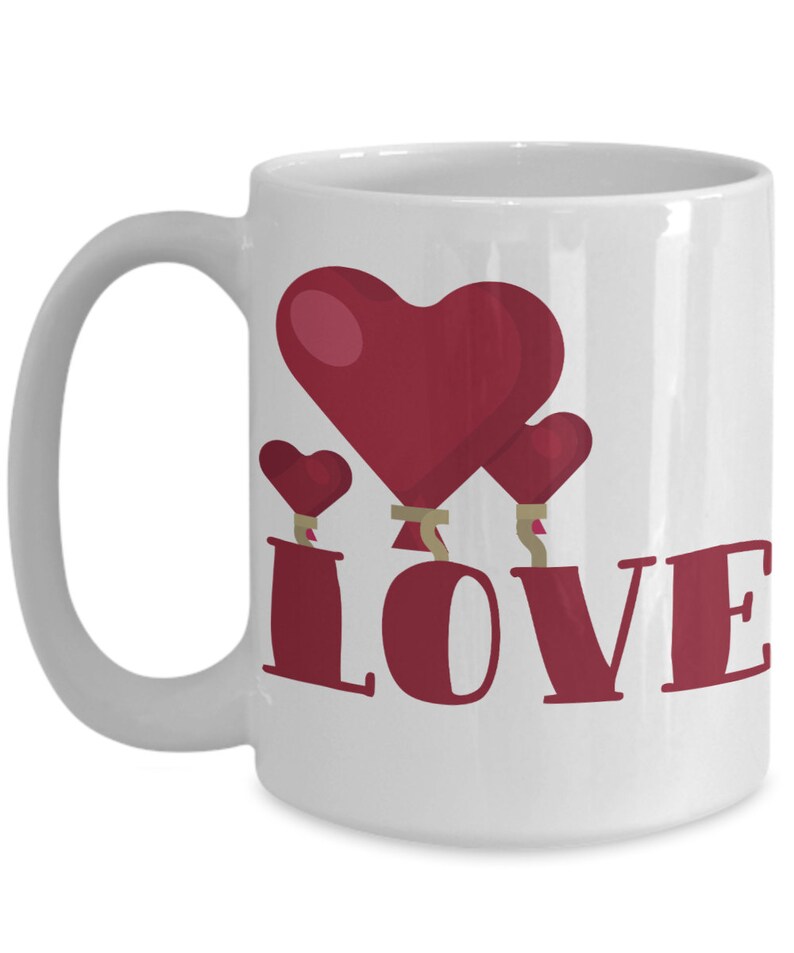 Love Coffee Cup, Gift Ideas for Mom or Dad, Funny Novelty Mug for Men ...
