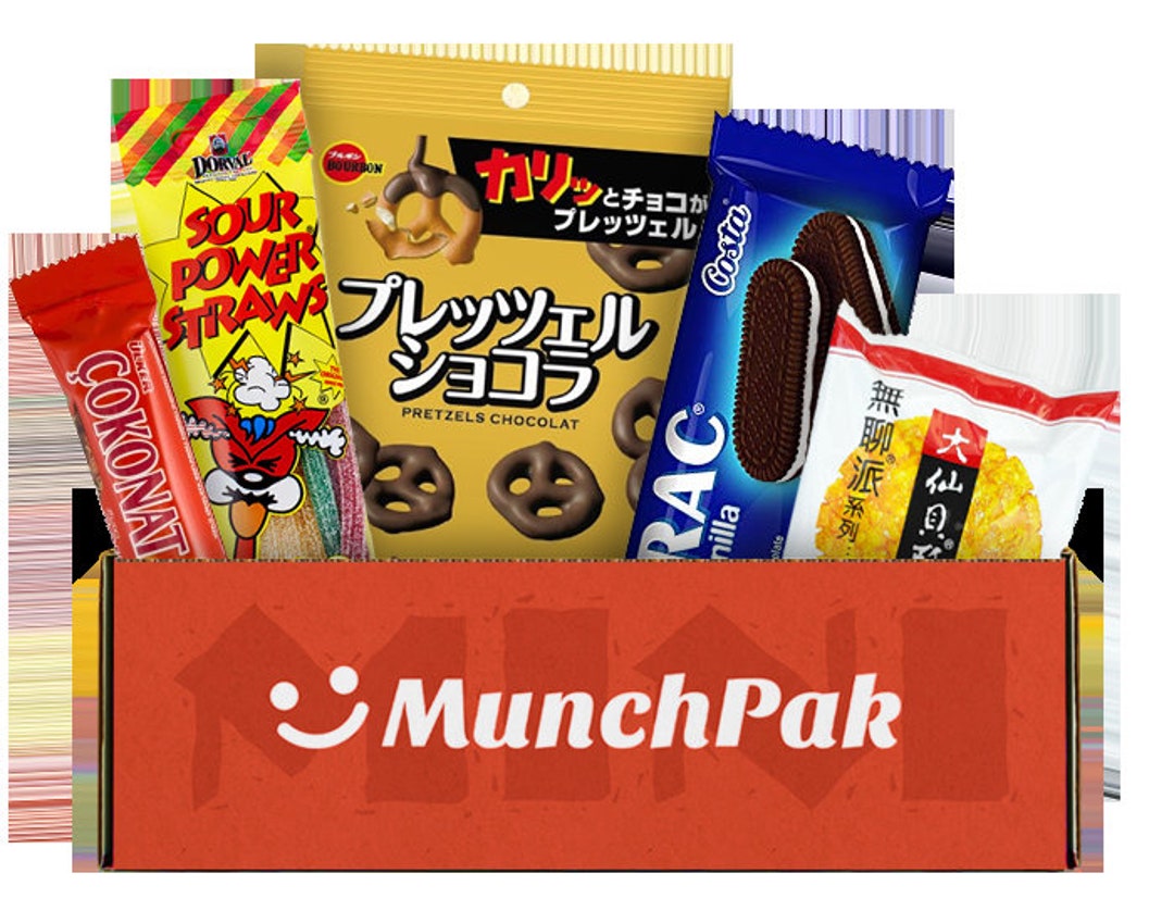 Munchpak International Snack Box 5 Count Variety of Individually ...