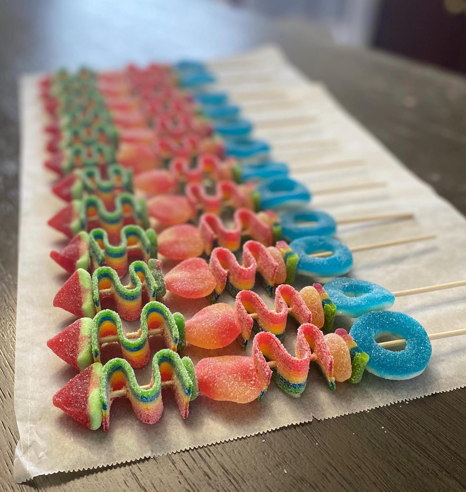 One Dozen Candy Kabobs (12 Count) - Etsy