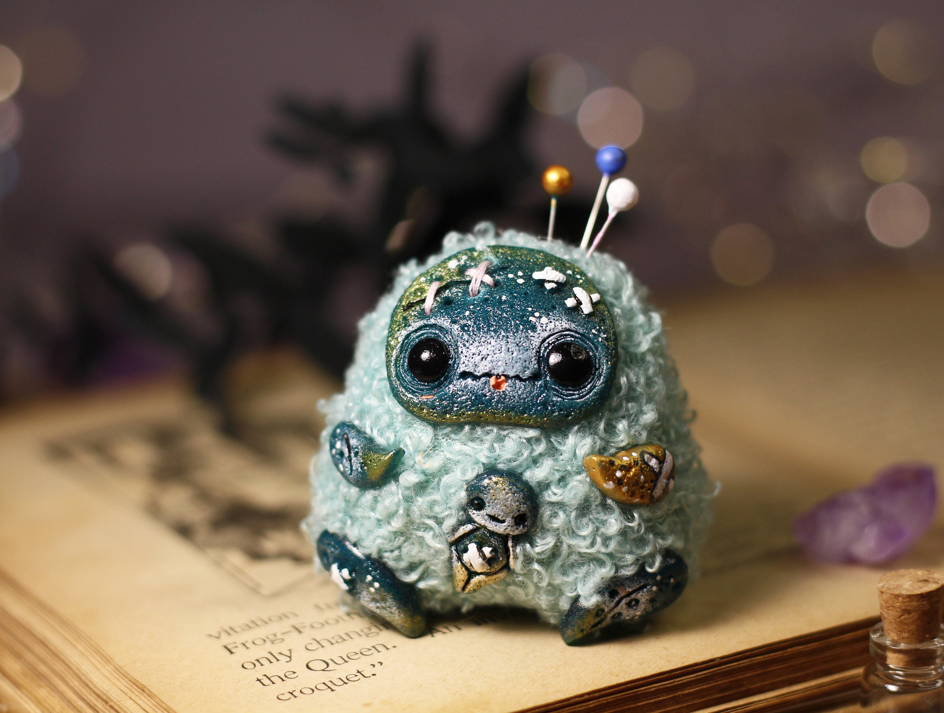 Zombie Art Doll Ooak Creepy Plush Toy Miniature Monster - Etsy