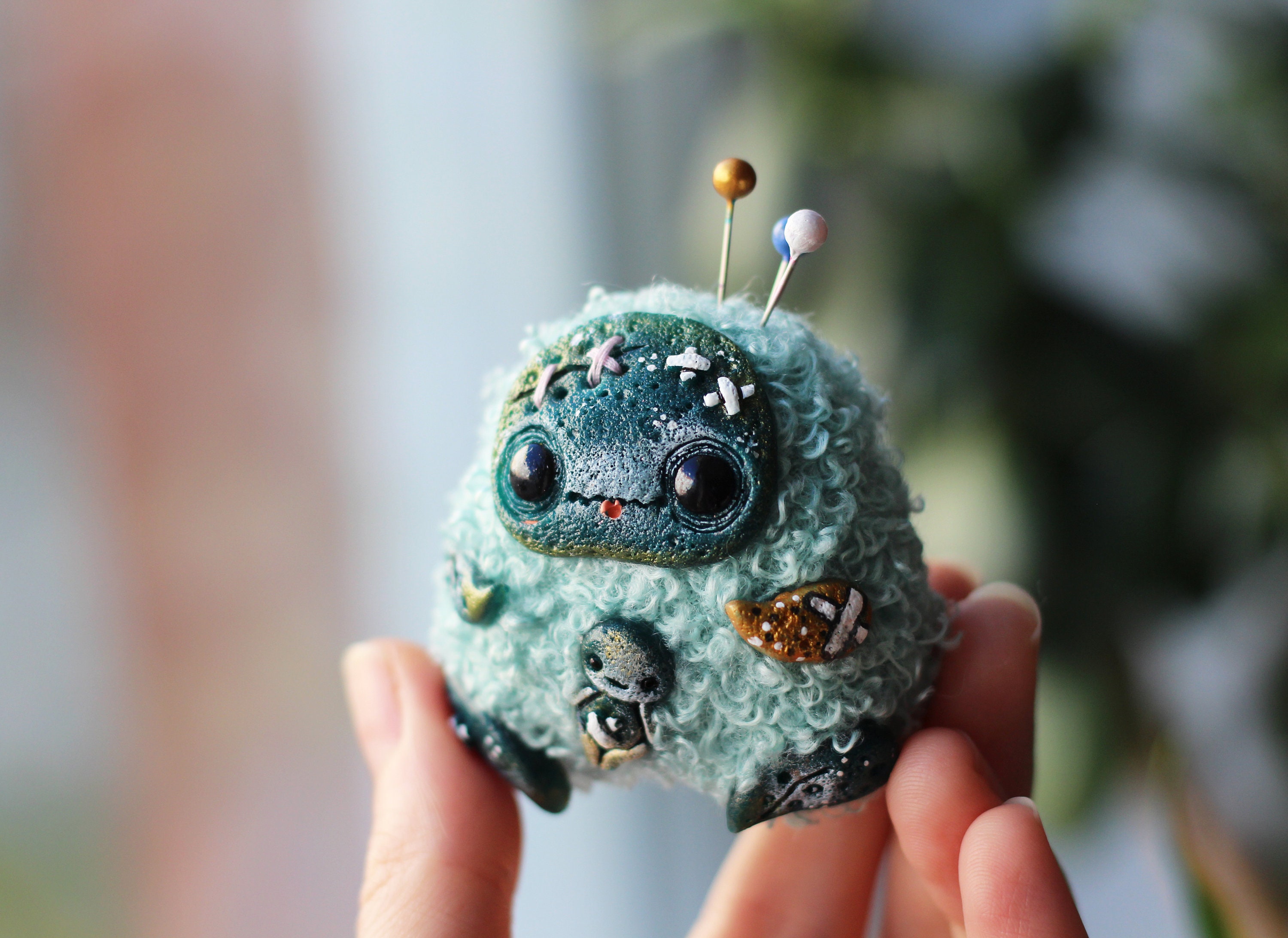 Zombie Art Doll Ooak Creepy Plush Toy Miniature Monster - Etsy