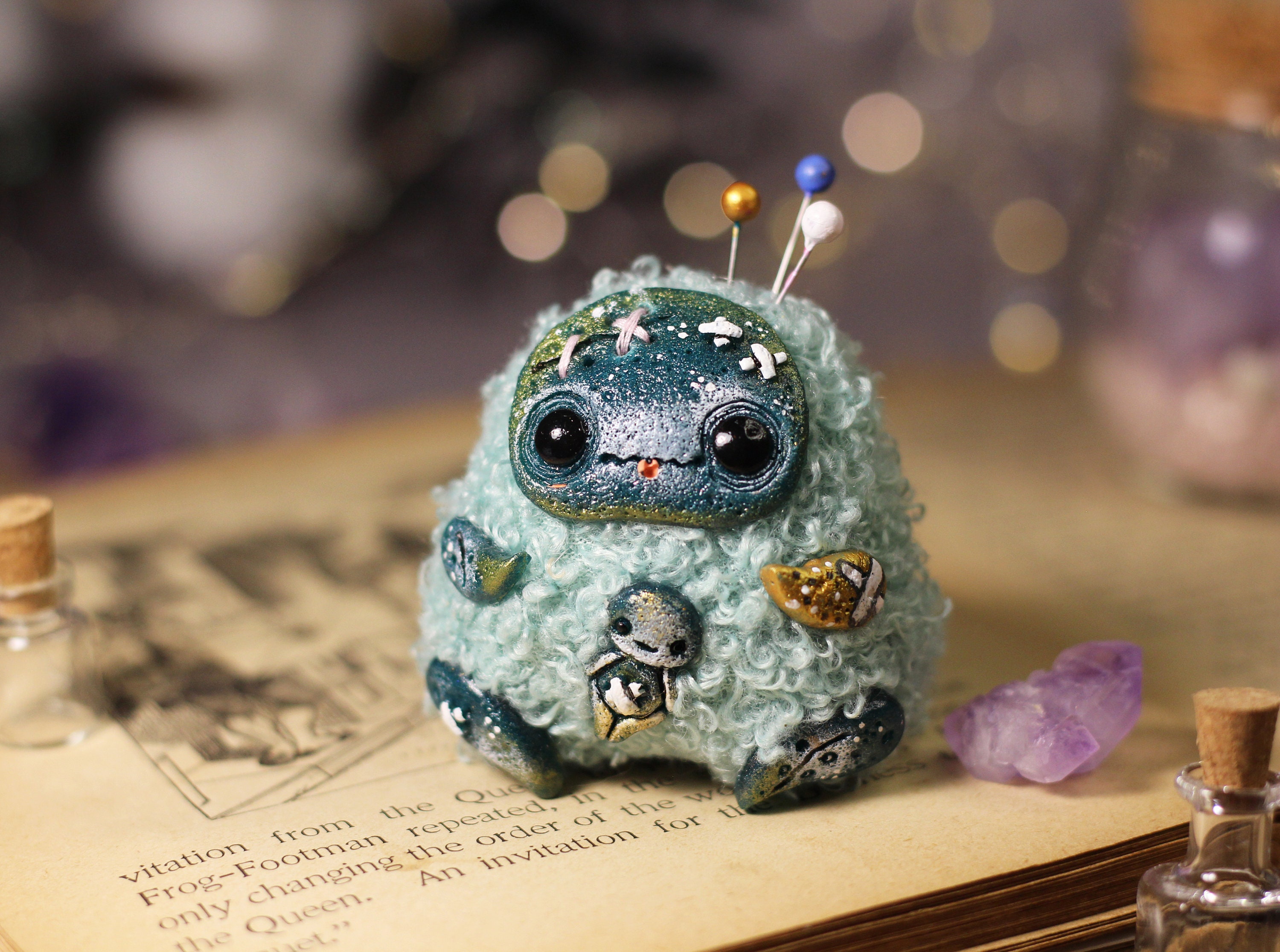 Zombie Art Doll Ooak Creepy Plush Toy Miniature Monster - Etsy