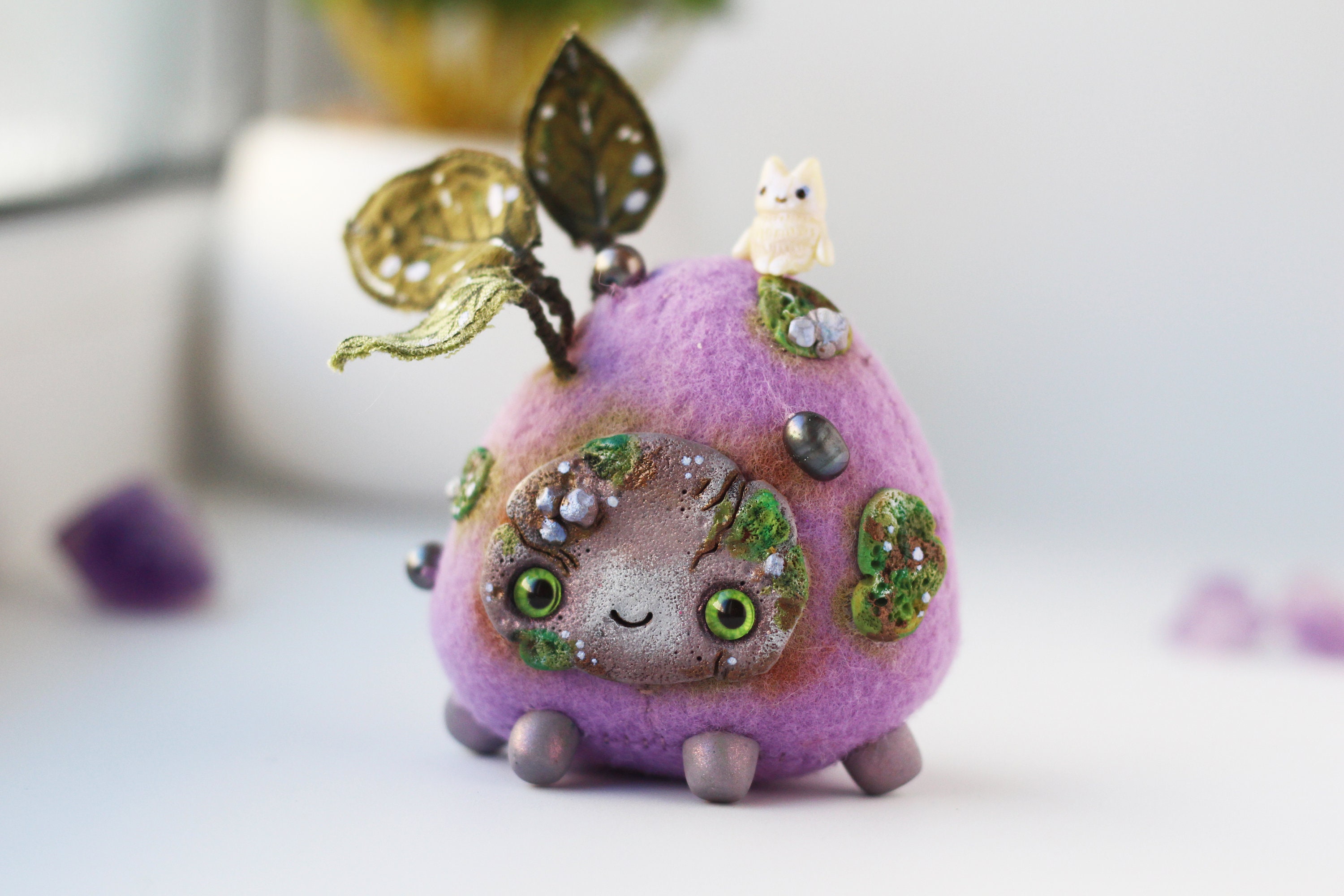 Cute Fantasy Creature Doll, Miniature Collectible Toy in the Form of a ...