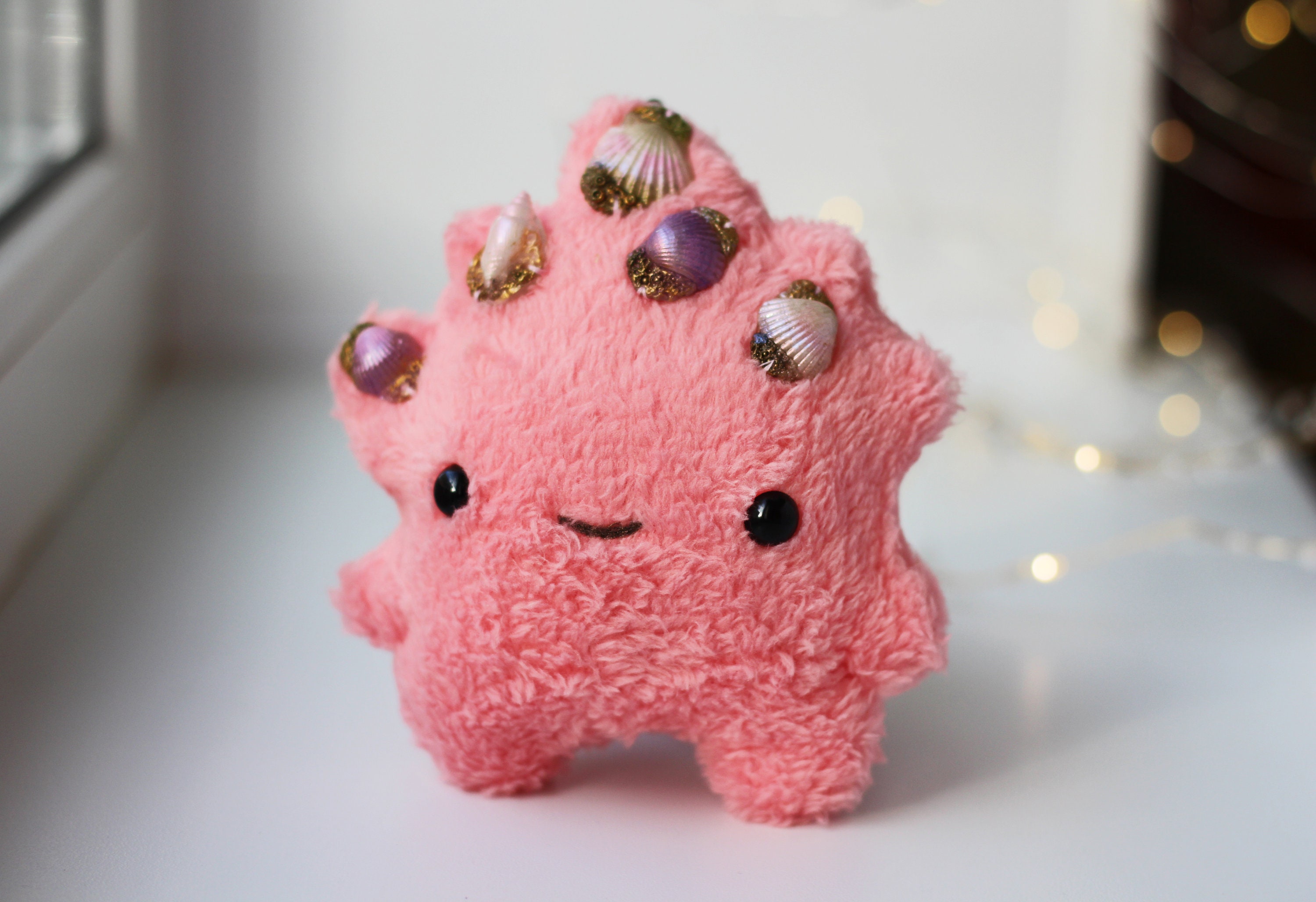 Plush Cute Toy Fantasy Creature Coral With Shells Little - Etsy