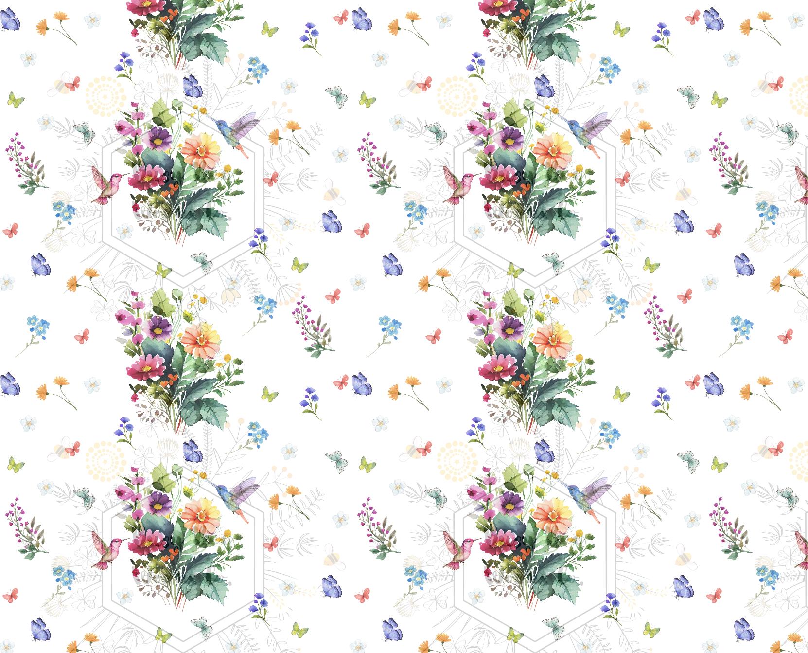 Spring is in Bloom-seamless PNG Digital Pattern - Etsy