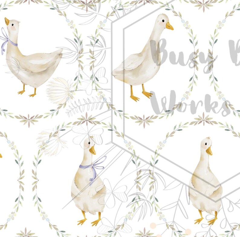 Silly Goose-seamless Digital PNG Pattern - Etsy