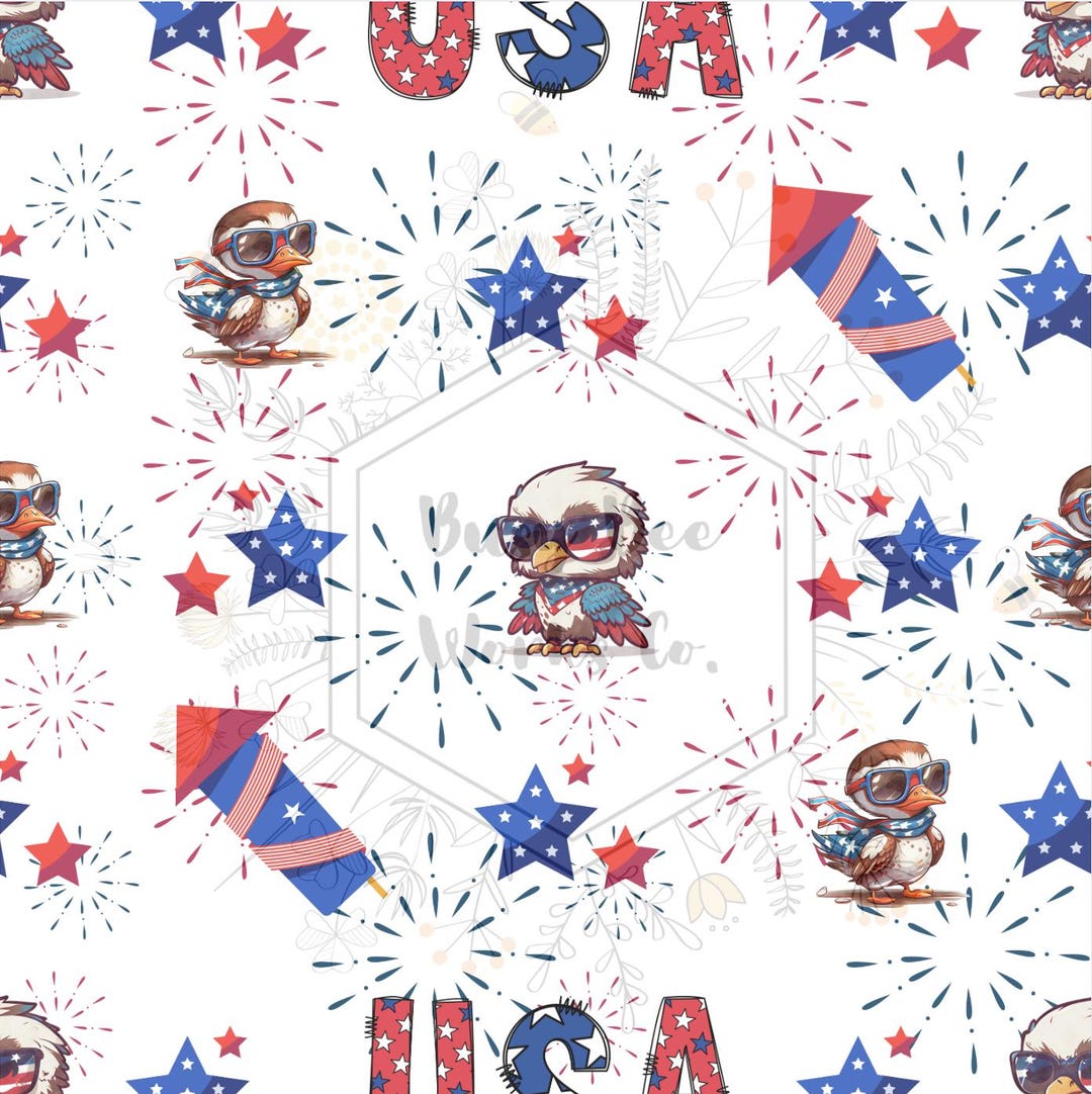 Eagle Patriot-seamless Digital PNG Pattern - Etsy