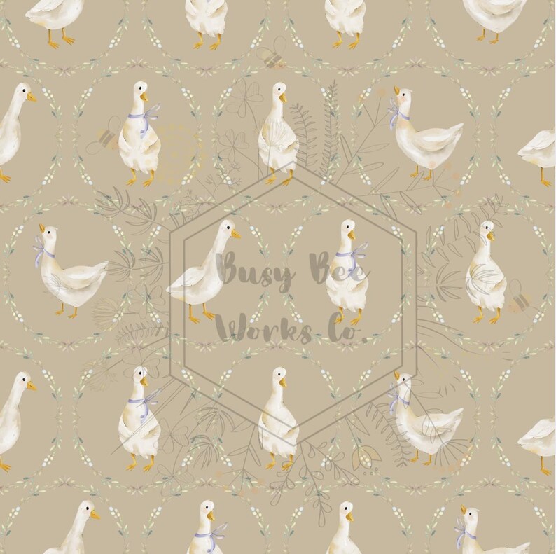 Silly Goose-seamless Digital PNG Pattern - Etsy