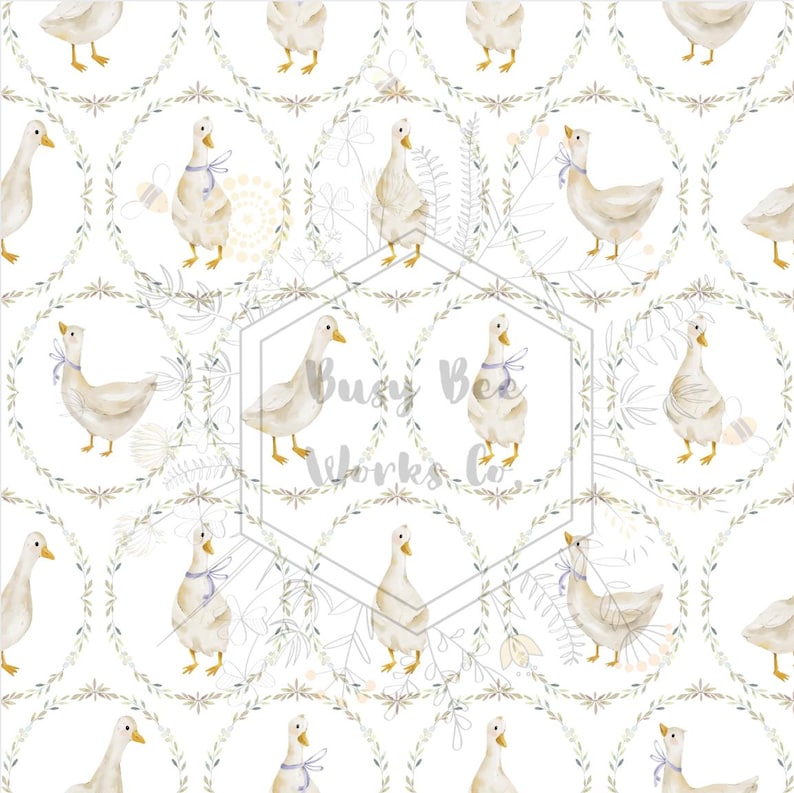Silly Goose-seamless Digital PNG Pattern - Etsy