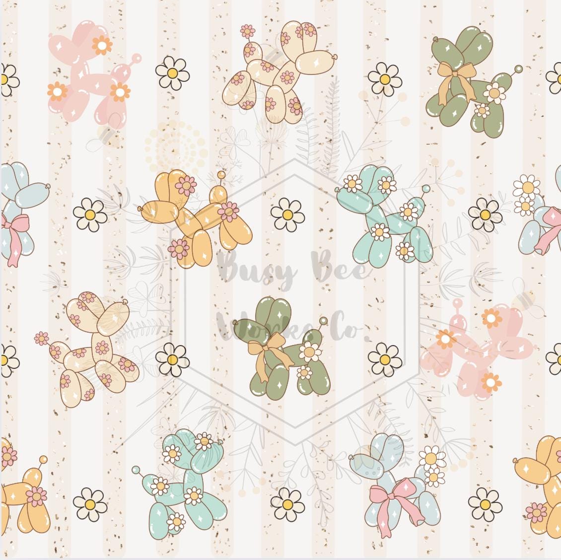Retro Spring Mix-seamless Digital PNG Pattern - Etsy