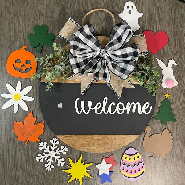 Interchangeable Holiday Signs - Etsy