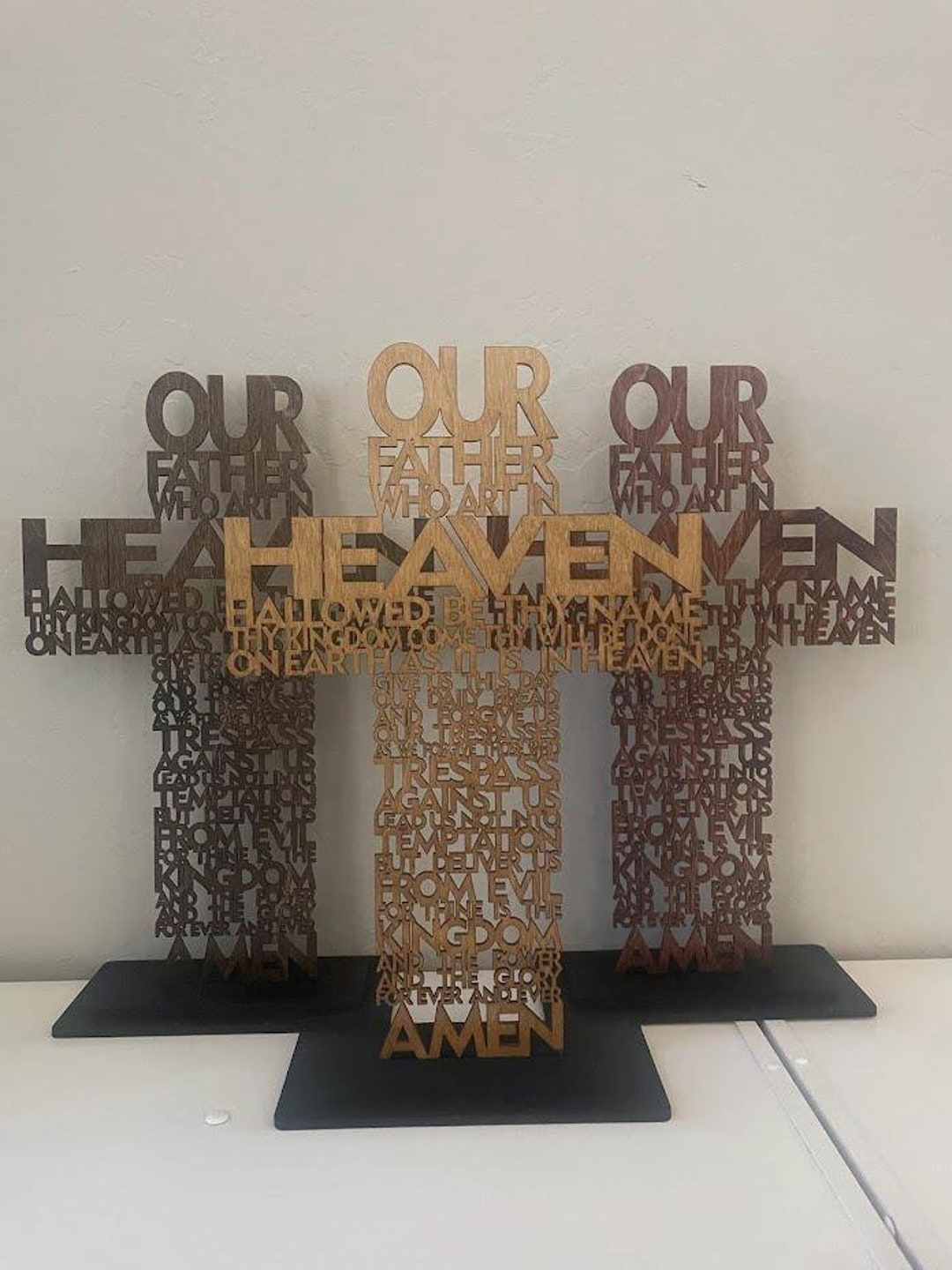 Lord's Prayer Cross - Versatile Religious Decor, Christian Home Decor ...