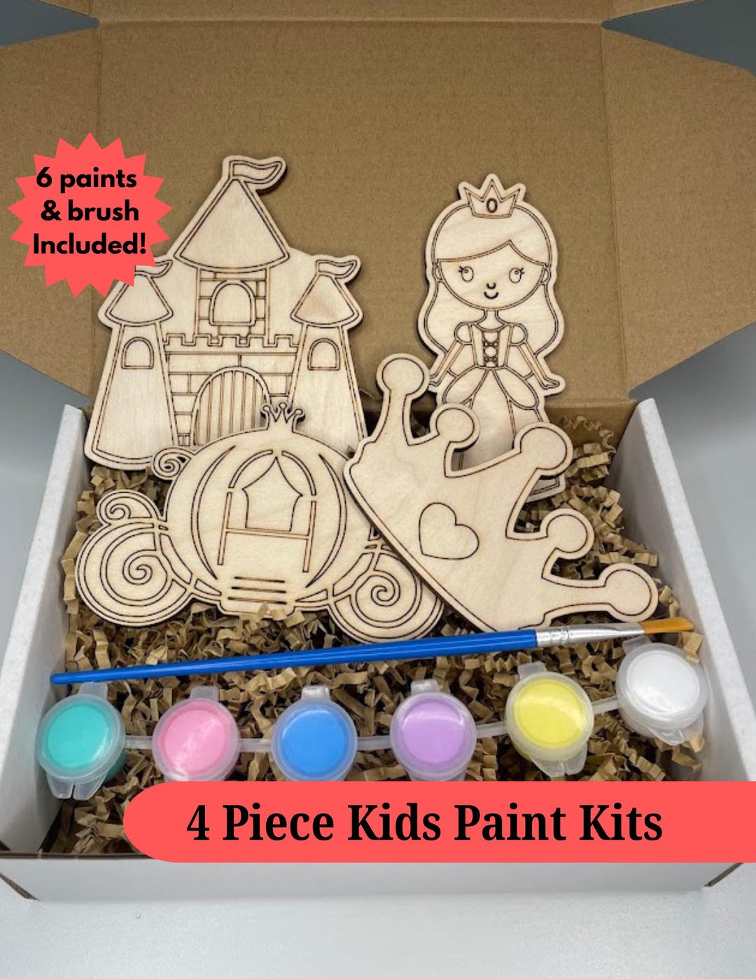 Princess Craft Kits for Kids, Paint Kits, Kids Crafts, DIY Crafts for ...