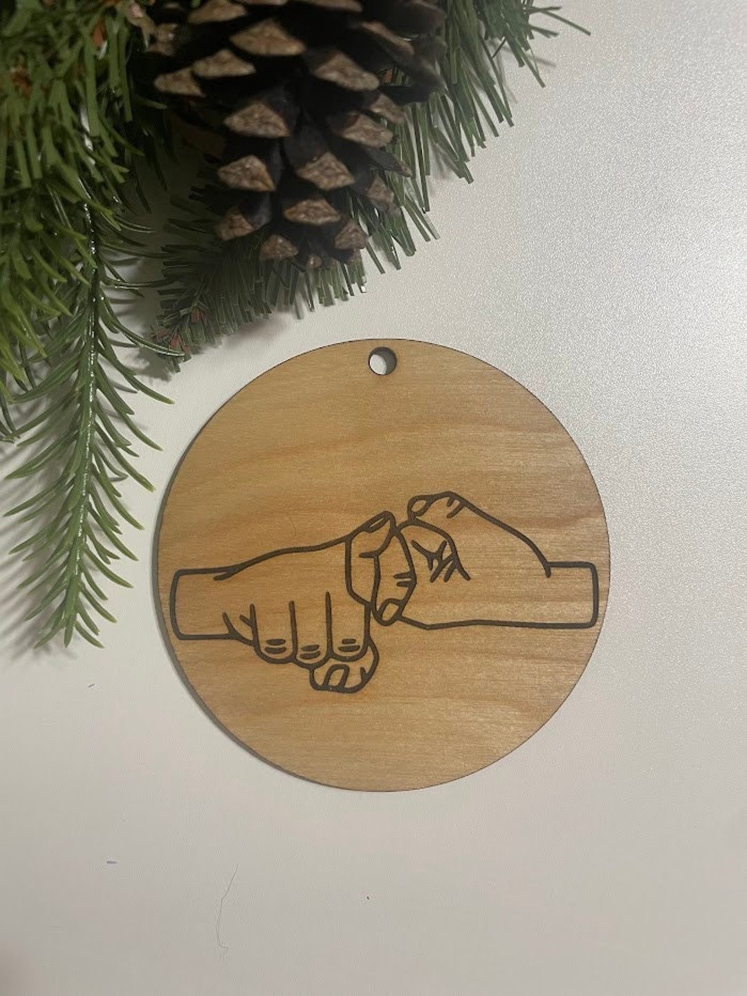 ASL Friend Ornament, ASL Christmas Ornaments, Friend Sign, American ...