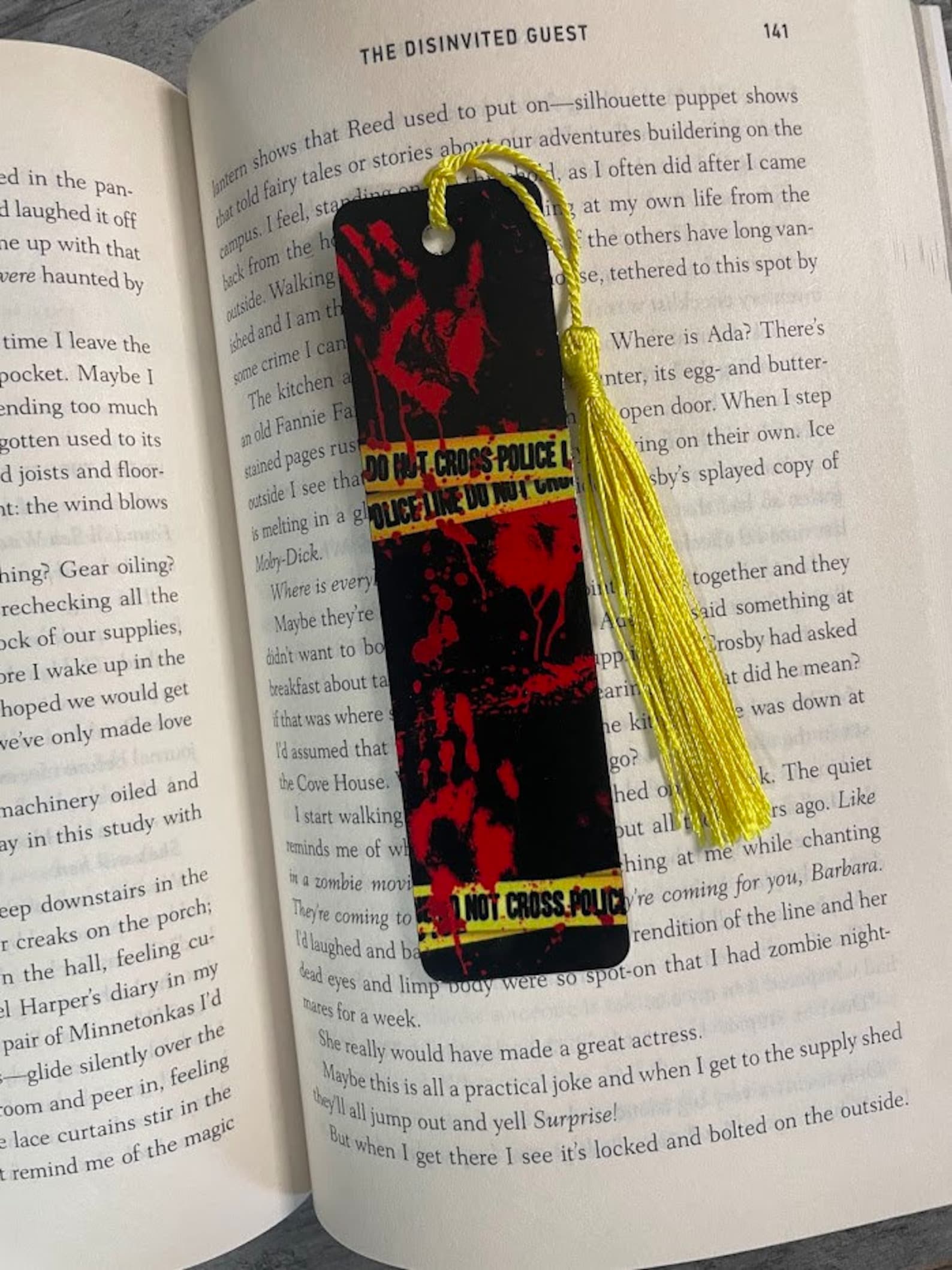 Crime Scene and Blood Spatter Bookmarks, Perfect Gift Ideas Thriller ...