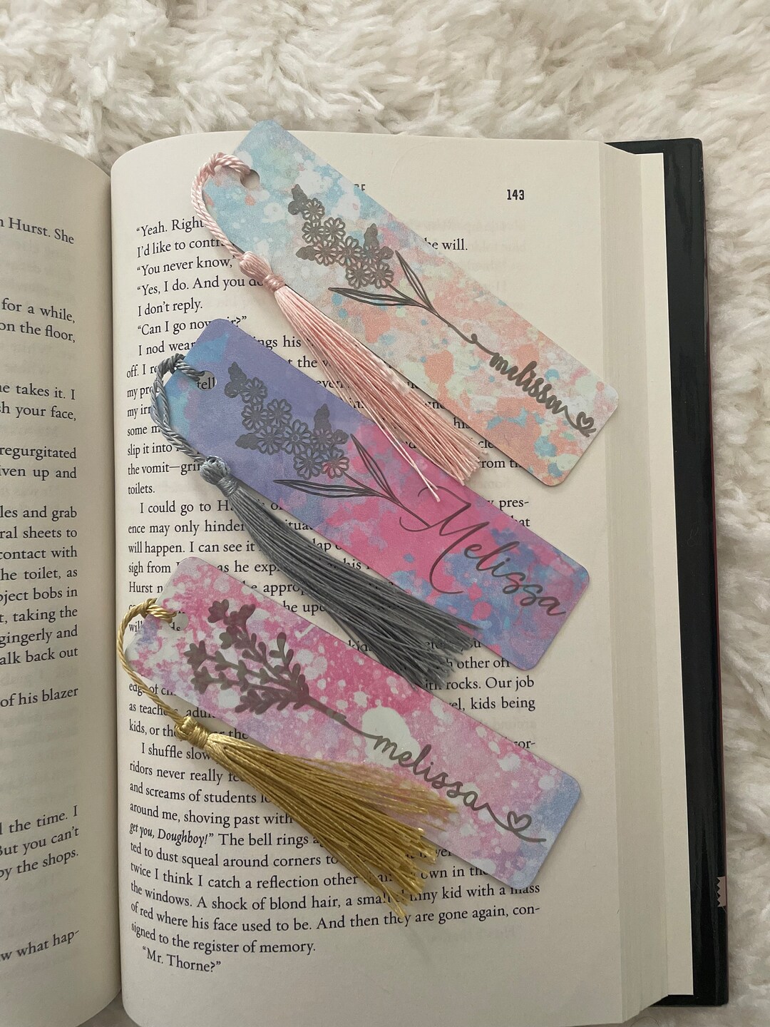 Personalized Metal Bookmarks, Gifts for Her, Gift for Readers, Book ...