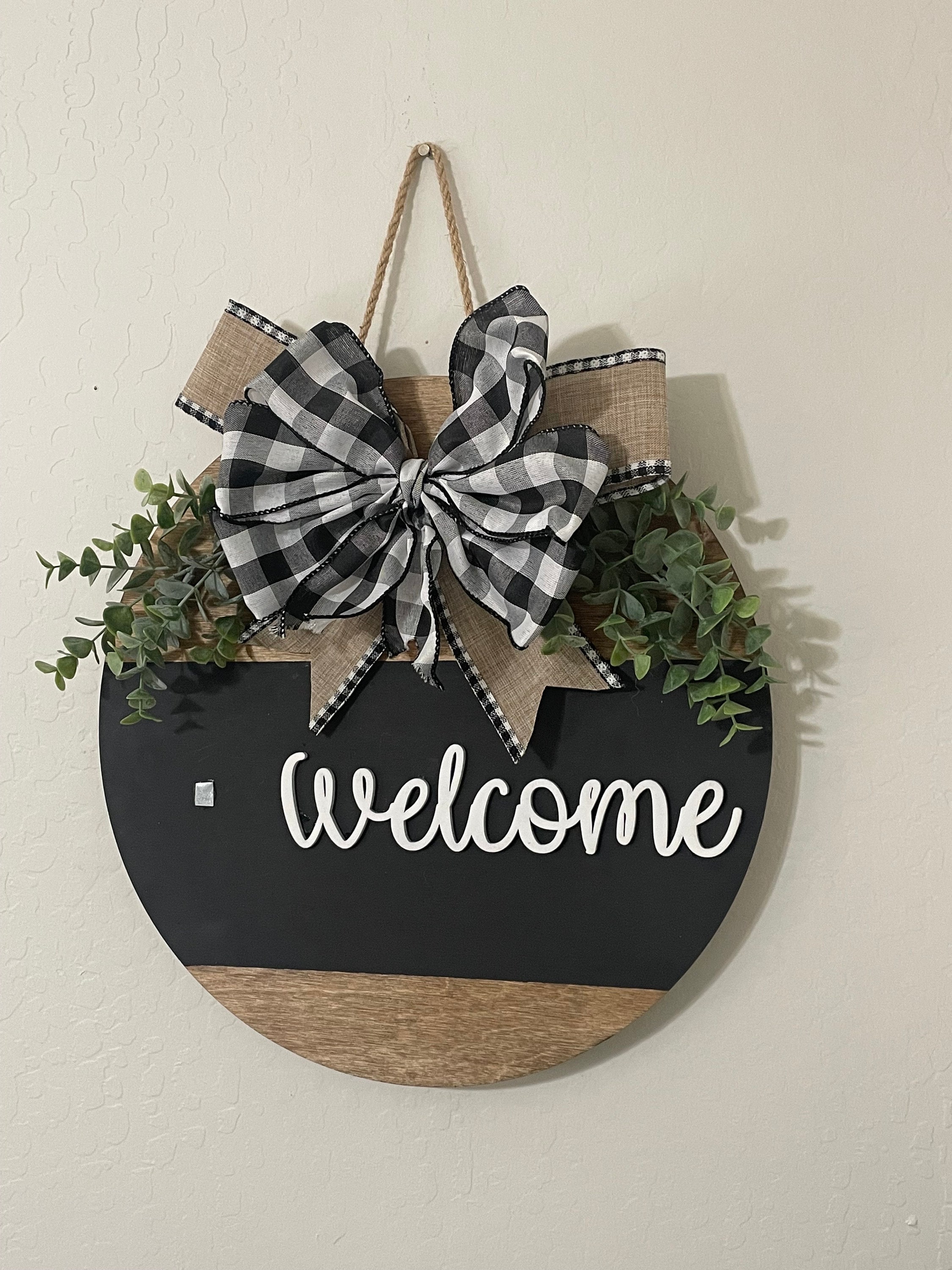 Interchangeable Holiday Welcome Door Hanger, Magnet Door Hanger Welcome ...