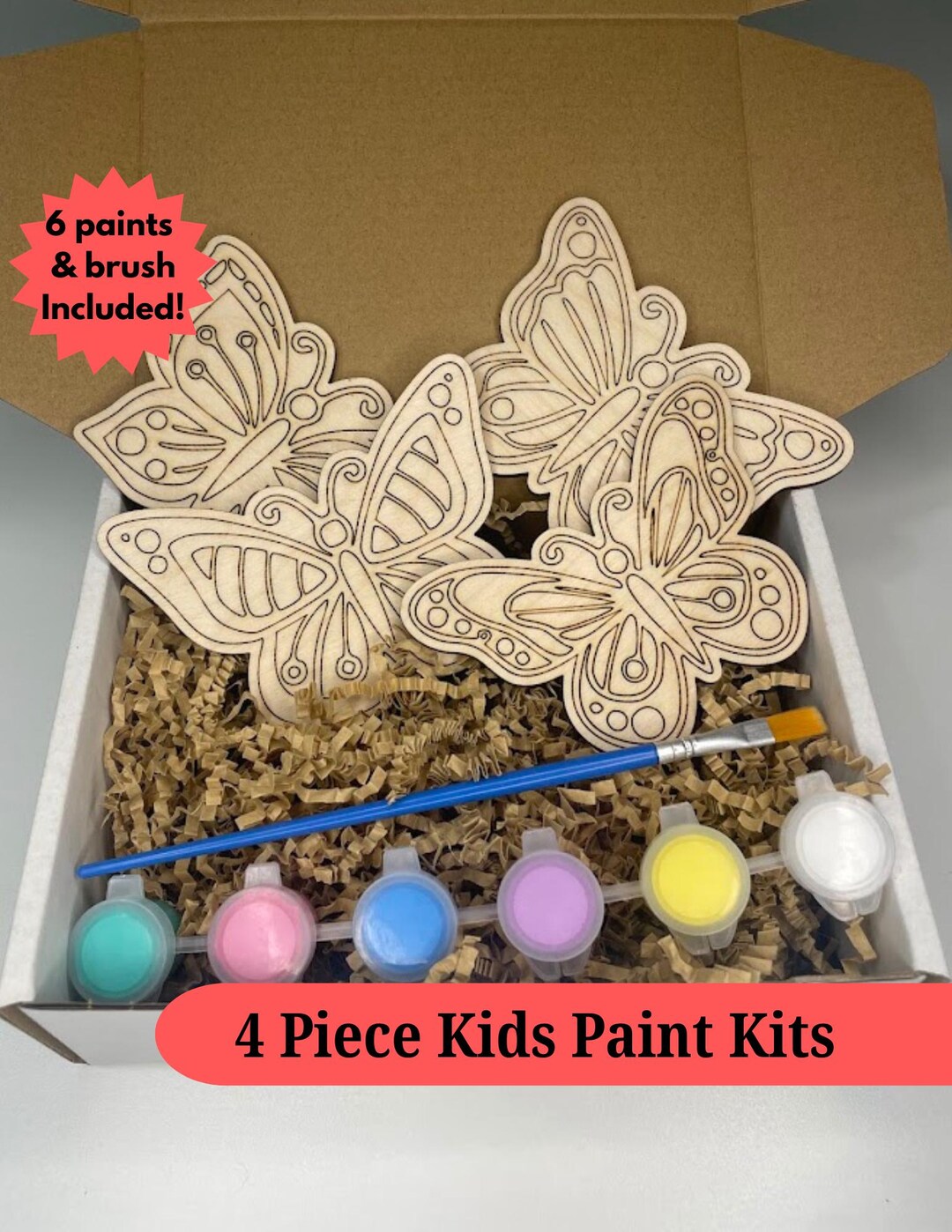 Butterfly Craft Kits for Kids, Paint Kits, Kids Crafts, DIY Crafts for ...