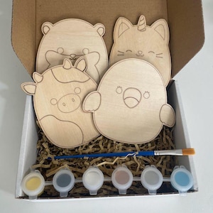 DIY Craft Kits for Kids, Squishmallow Inspired Paint Kits, Kids Crafts ...