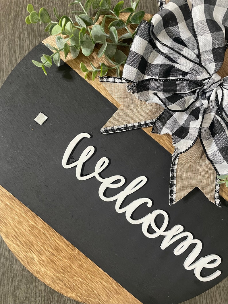 Interchangeable Holiday Welcome Door Hanger, Magnet Door Hanger Welcome ...