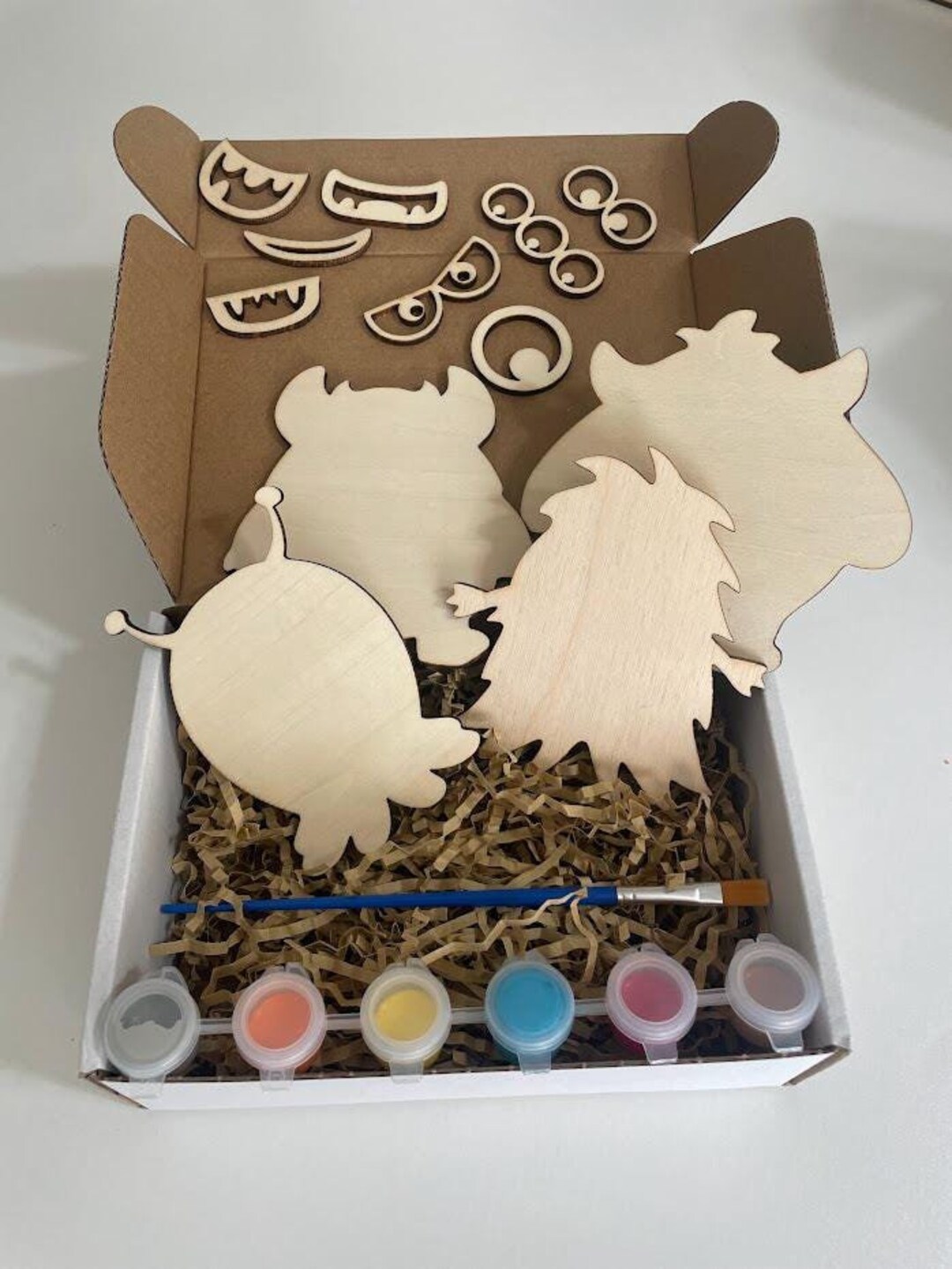 Build Your Own Monster Craft Kits for Kids, Monster Paint Kits, Kids ...