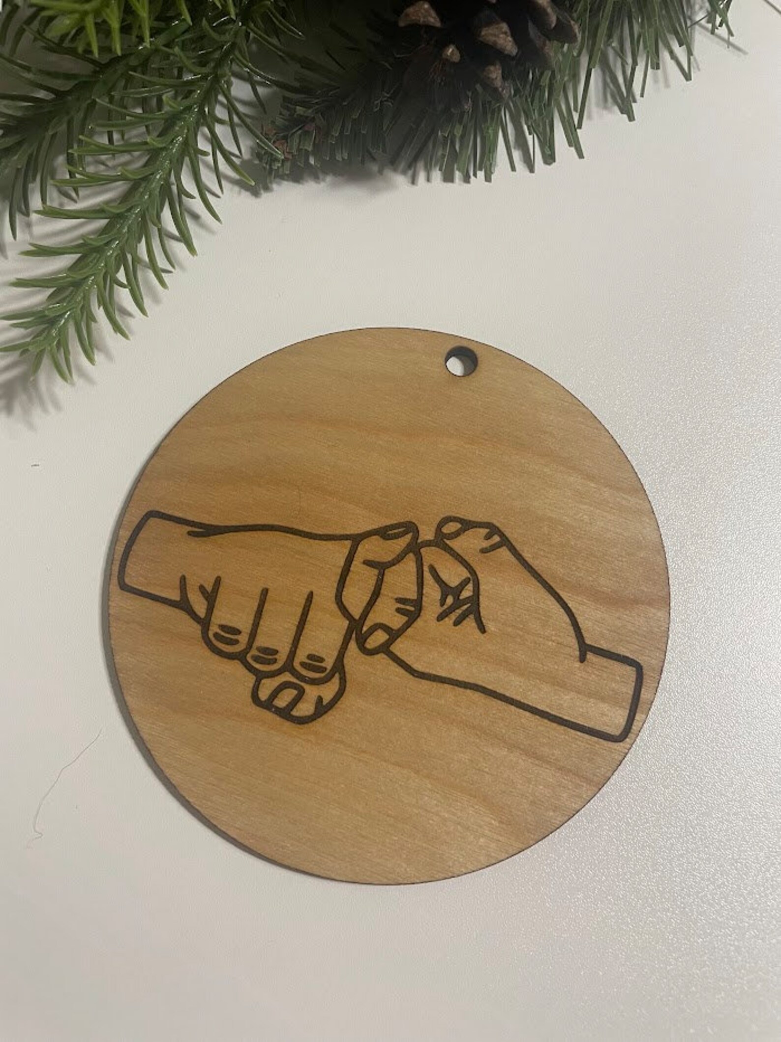 ASL Friend Ornament, ASL Christmas Ornaments, Friend Sign, American ...