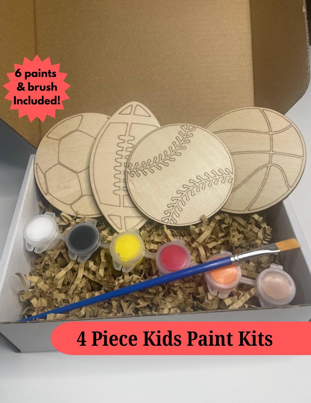 Sports DIY Painting Craft Kits for Kids, Sports Paint Kits, Kids Crafts ...