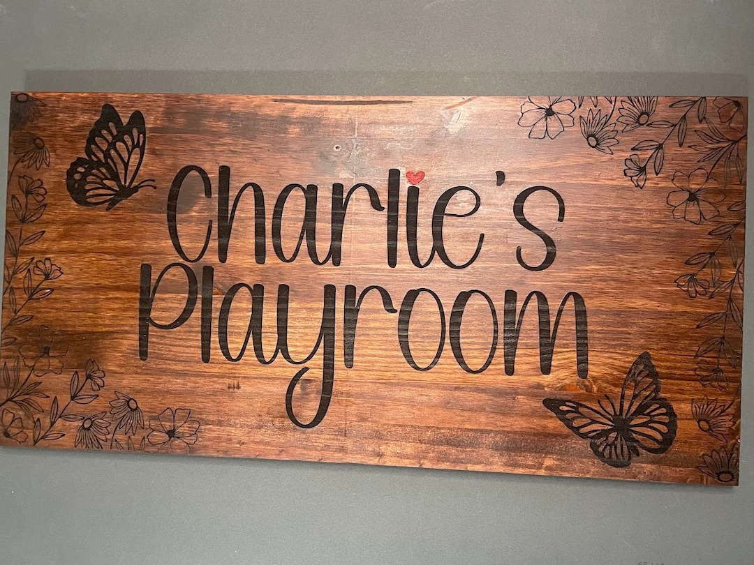 Custom Child Playroom Sign, Kids Playroom, Home Decor, Personalized ...